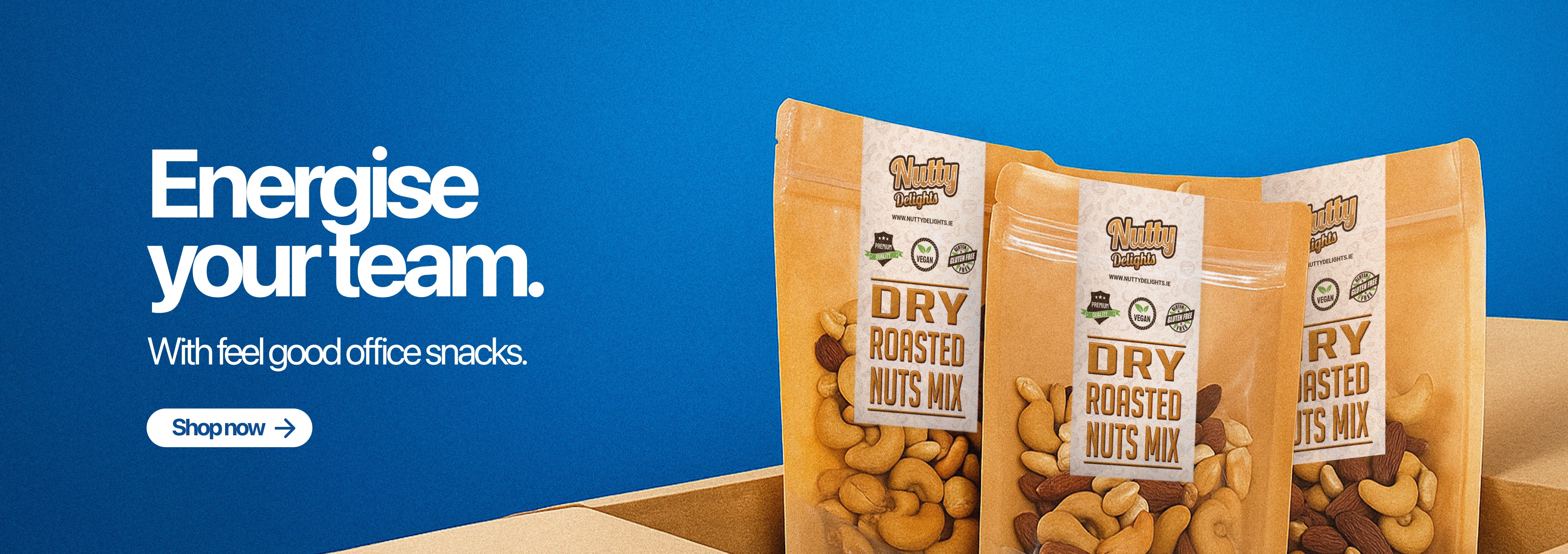 Office Snacks Nuts & Dried Fruits Healthy Treat Bundle | Nutty Delights